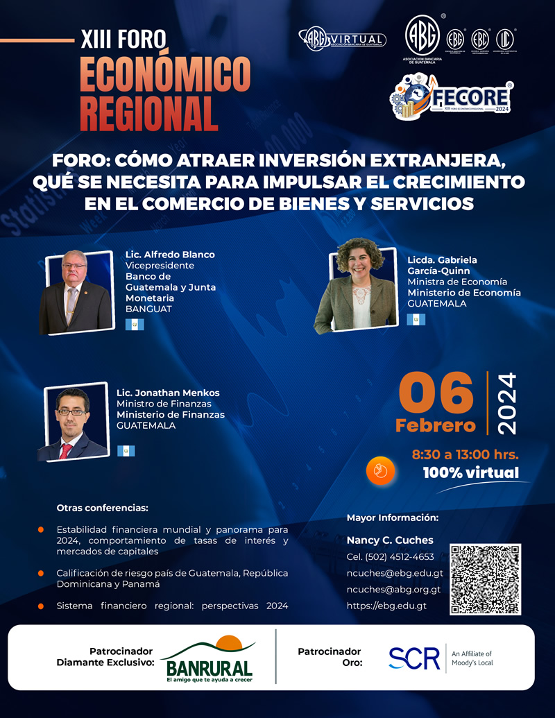 Ministerio de Economía - Ministerio de Finanzas - BANGUAT - FECORE 2024