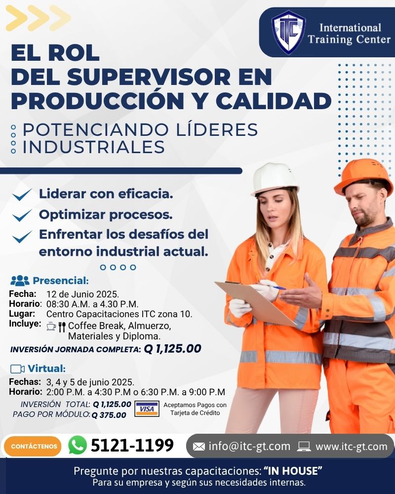 El Rol del Supervisor en Producción y Calidad